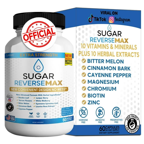 Sugar Balance Herbal Health Supplements for Glucose Support (1 Pack ...