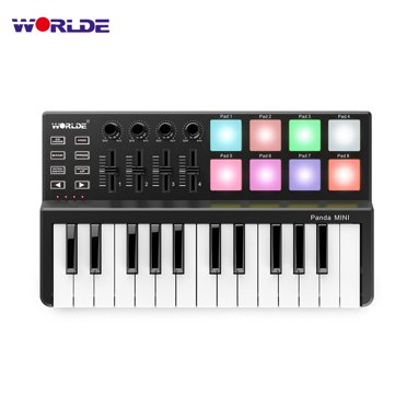 Worlde Easykey.25 Portable Keyboard Mini 25-Key USB MIDI Controller ...