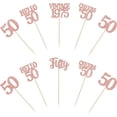 15PCS Happy 50th Birthday Centerpiece Sticks Vintage 1975 Cheers to 50 ...