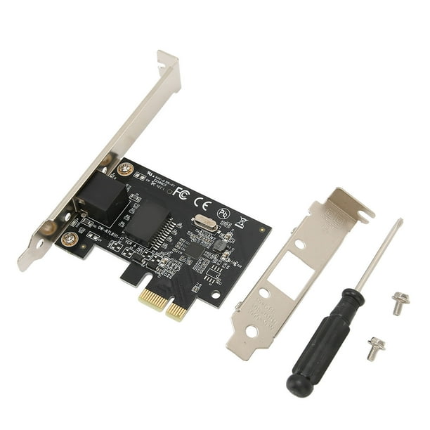 PCIE Ethernet Card, Adaptive Port Gigabit Ethernet Card PCI Express 1X ...