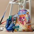 Superkitties Super Kitties Gym Drawstring Backpack:Waterproof design ...