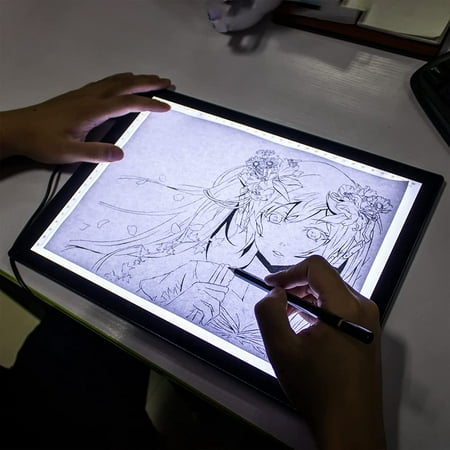 A4 LED Light Box Drawing Pad, Tracing Board with Type-C Charge Cable ...