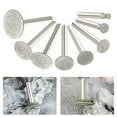 6-30MM Diamond Burr Carving Grinding Bit 6MM Shank for Stone Marble ...