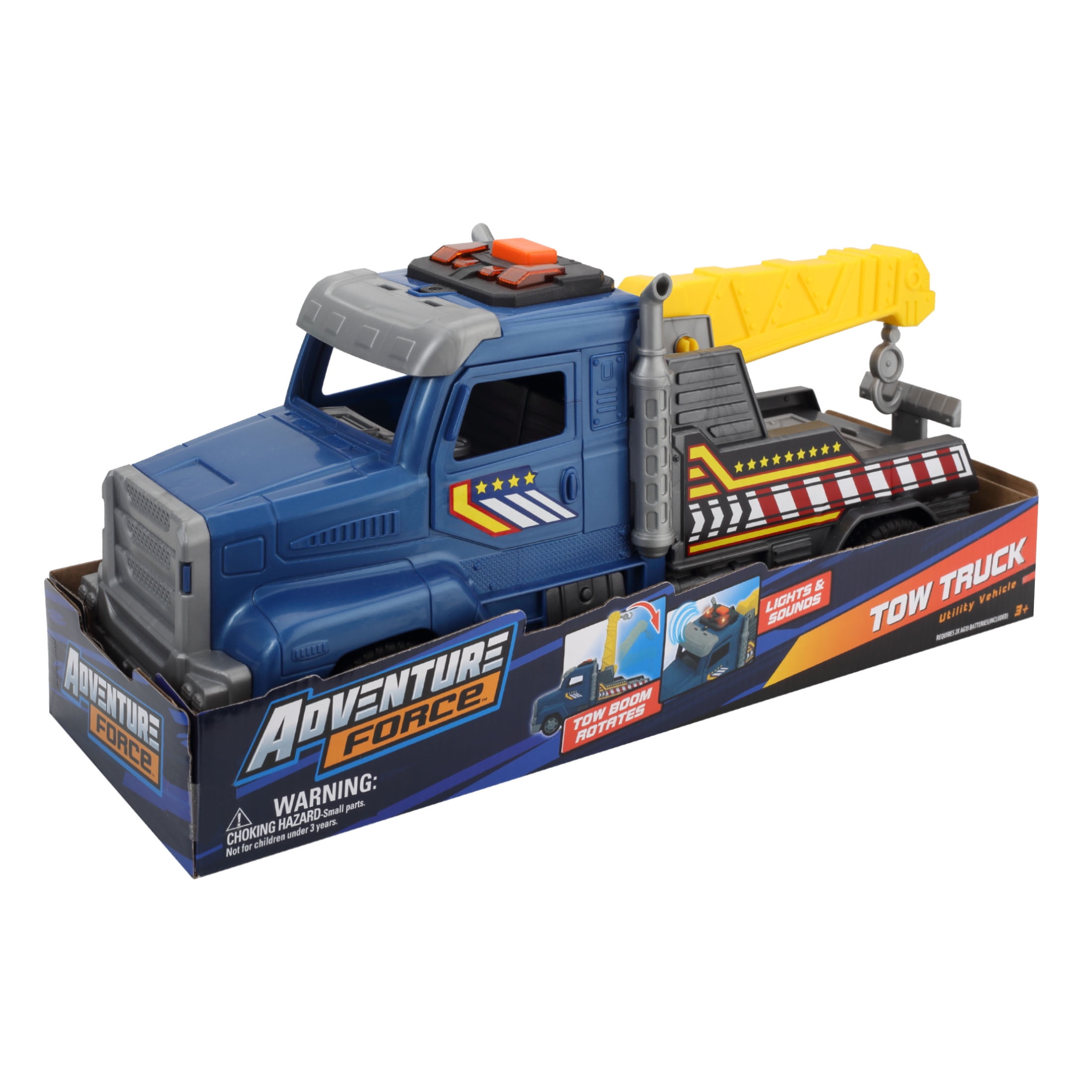 Buy Adventure Force Utility Vehicle with Light & Sound - Tow Truck ...
