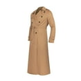 Manteau Trench pour Hommes à Double Boutonnage pour Printemps Automne ...