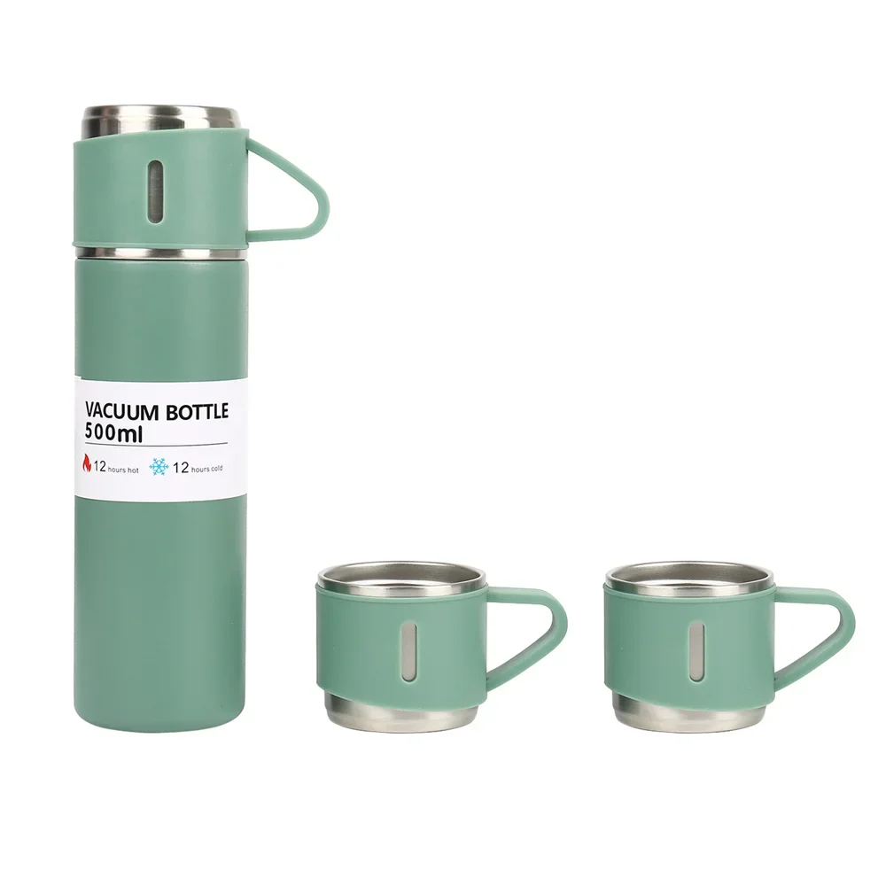 Click here for Unbranded 500ml Vacuum Insulated Flask With Cup Se... prices