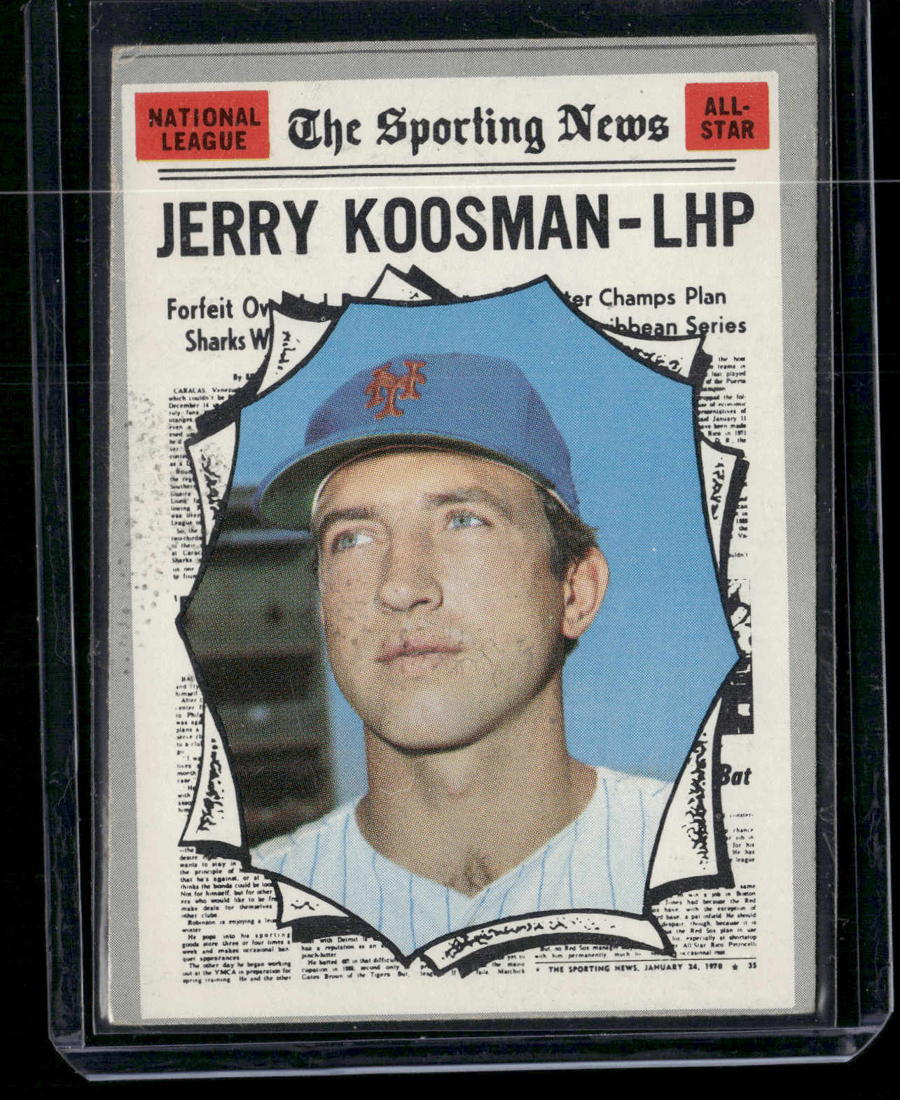 1970 Topps JERRY KOOSMAN #468 NL All Star Staining on Front - Walmart.com