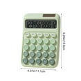 Solar Powered Calculator with Battery Backup Dual Power Supply Office ...