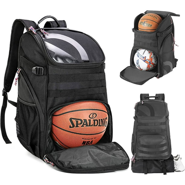 TRAILKICKER Basketball Backpack with Ball Compartment and Shoe Pocket ...
