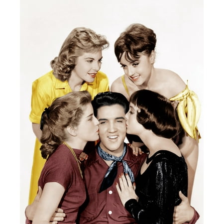 King Creole Elvis Presley (Center) With (Clockwise From Left): Dolores ...