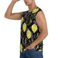 Balery Lavender Flowers Men's Sleeveless Muscle Shirts Workout Tank Top ...