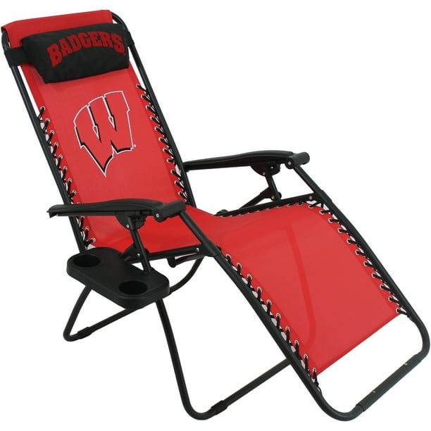 Wisconsin Badgers Zero Gravity Chair - Walmart.com