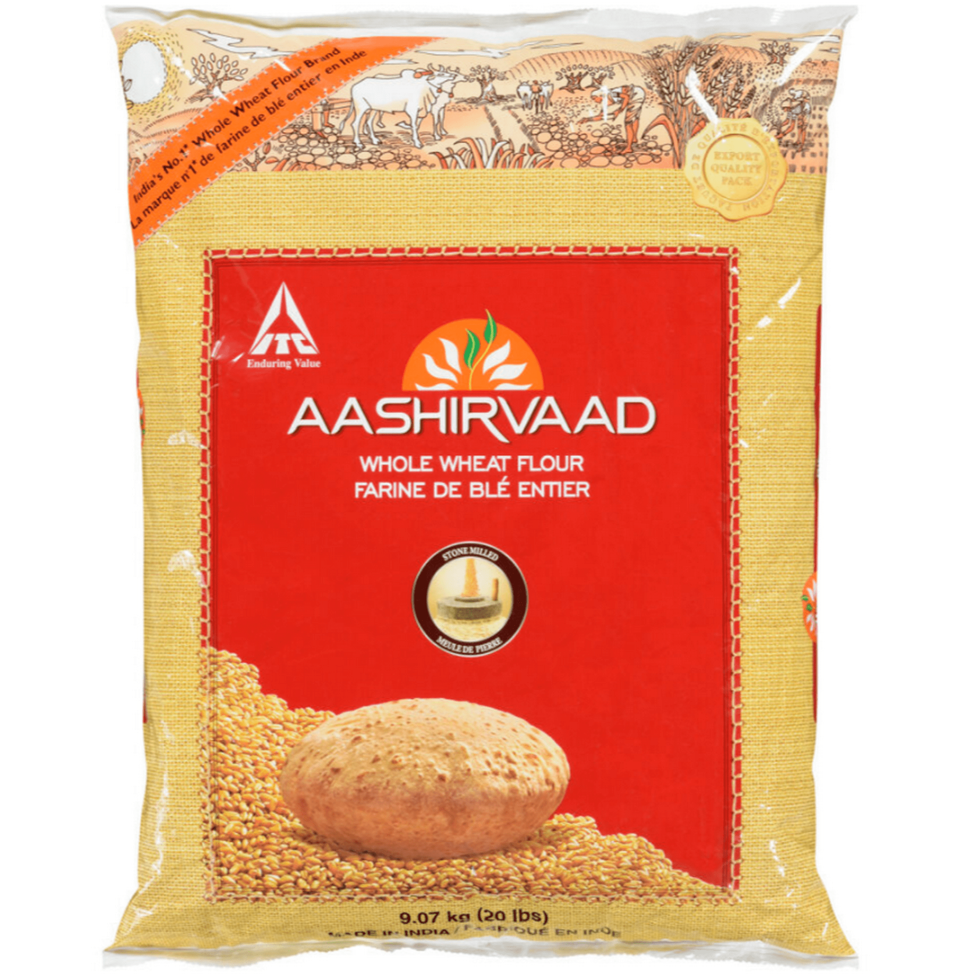 Click here for Aashirvaad Whole Wheat Atta 20 Lbs prices