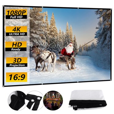 SalonMore 100" Motorized Projector Screen,4:3 HD Projection Movie ...