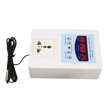 Temperature Controller Pre Wired Digital Outlet Thermostat Plug ...