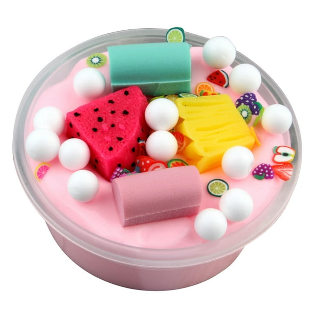 hoksml Fidget Toys New Fruit Banana Cotton Mud Puff Slime- Scented ...