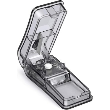 HealthSmart Pill Cutter Tablet Splitter for Small or Large Pills, Red ...