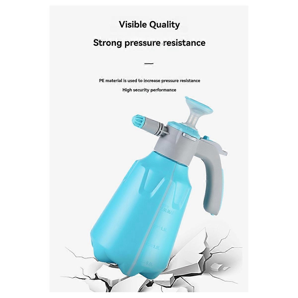 Pneumatic Sprayer 2000ml Large Capacity Handheld Gardener for Water ...