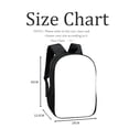 67 Numerals Cartoon Embroidered Backpack Cute Heart Print Casual ...