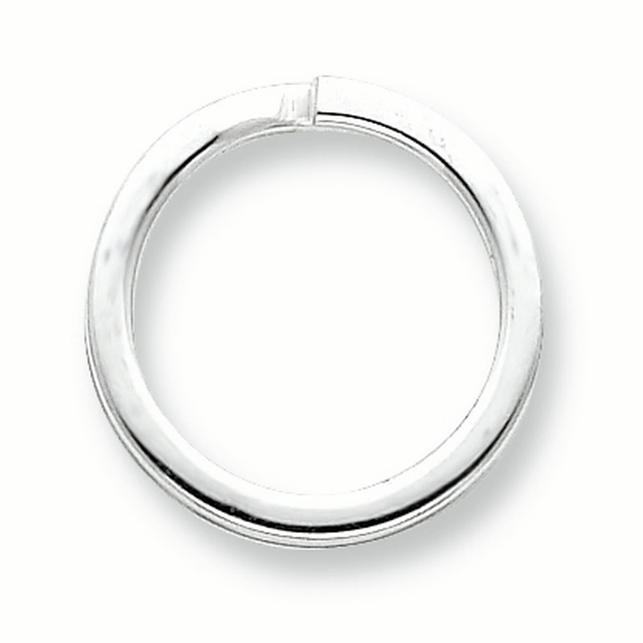 Sterling Silver 26.6mm Key Ring Component - Walmart.com