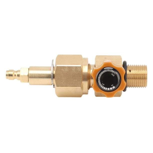 CO2 High Pressure Valve, M18 X 1.5 Robust 5000PSI Brass CO2 Refill ...