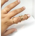 SS DESIGNS- Attached Adjustable Swan Silver Splint Rings | Combination ...