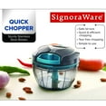 Signora Ware Manual Food Chopper and Processor for Vegetables Fruits ...