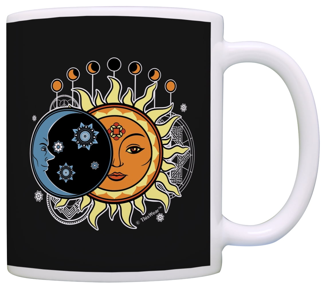 ThisWear Mandala Mug Sun & Moon Mug Coworker Gifts Coffee Lover Gifts ...