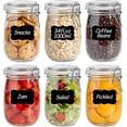 0.6 Gallon 2 Pack Wide Mouth Glass Jars with Airtight Lid – Includes 1 ...