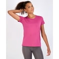 5 Pack: Women's Dry Fit Tech Stretch Short-Sleeve Crew Neck Athletic T ...