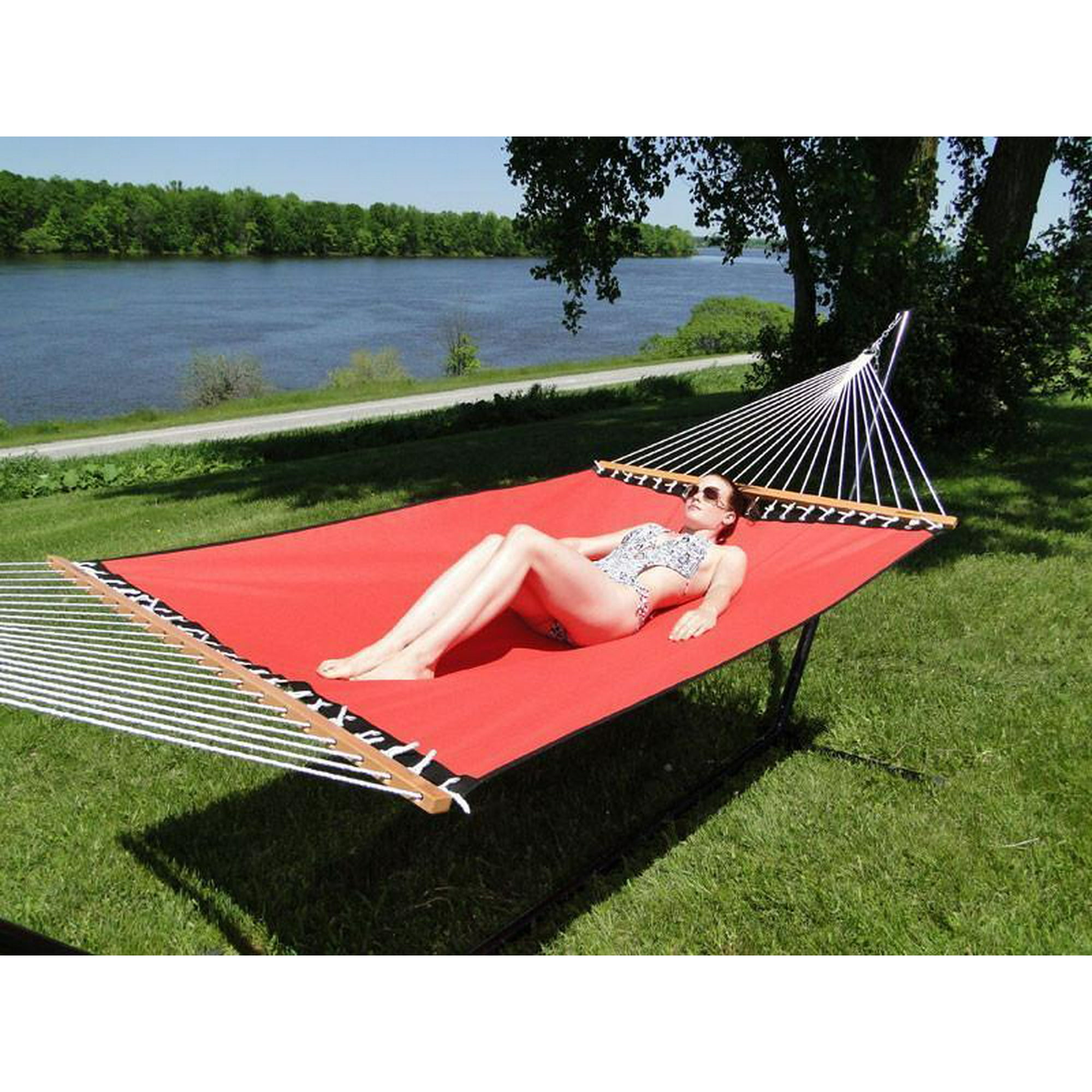 Click here for Hammock Universe Poolside Lake Hammock - Double -... prices