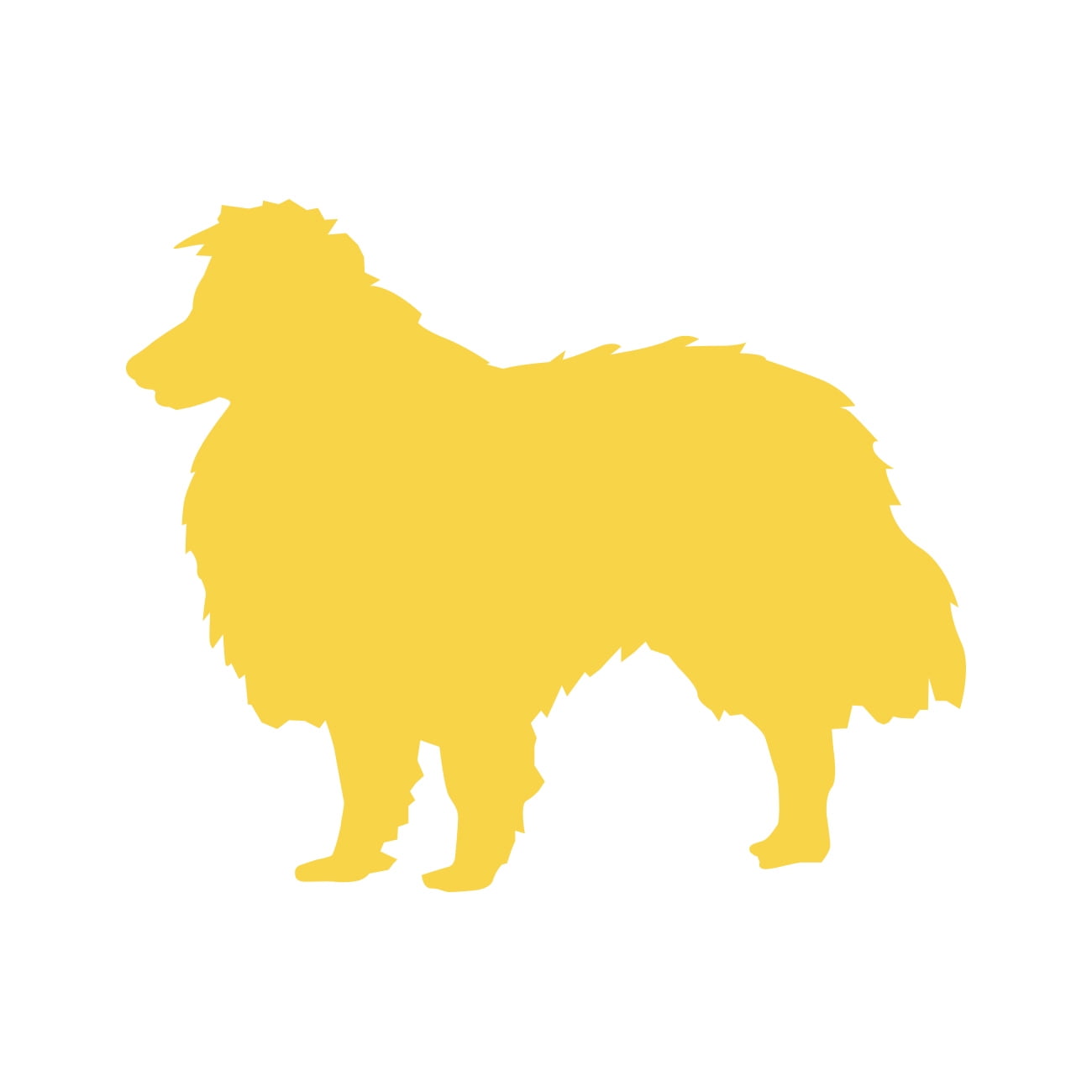 Shetland Sheepdog Sticker Decal Die Cut - Self Adhesive Vinyl ...