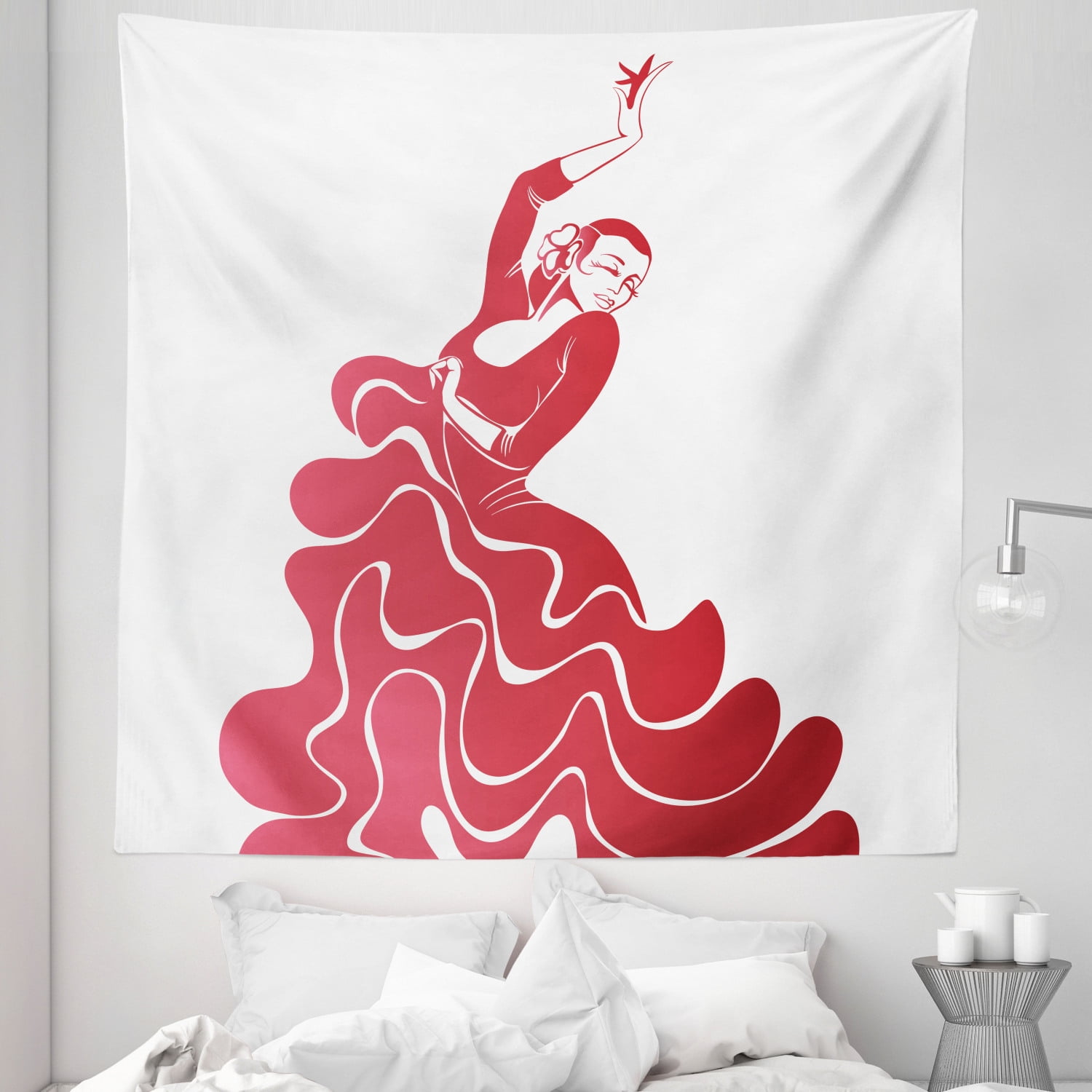 Spanish Tapestry, Flamenco Lady Performing Historical on Stage Passion ...