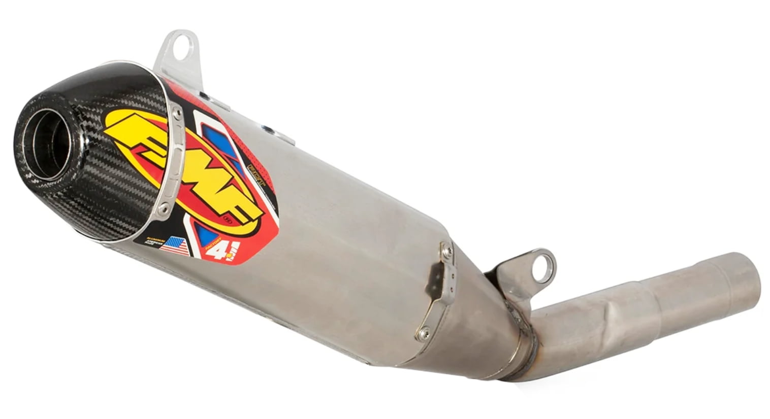 FMF Factory 4.1 Aluminum RCT Slip-On Muffler w/Carbon Tip (044443 ...