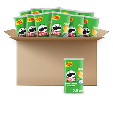 Pringles Potato Crisps Chips - Sour Cream and Onion Flavored Salty ...
