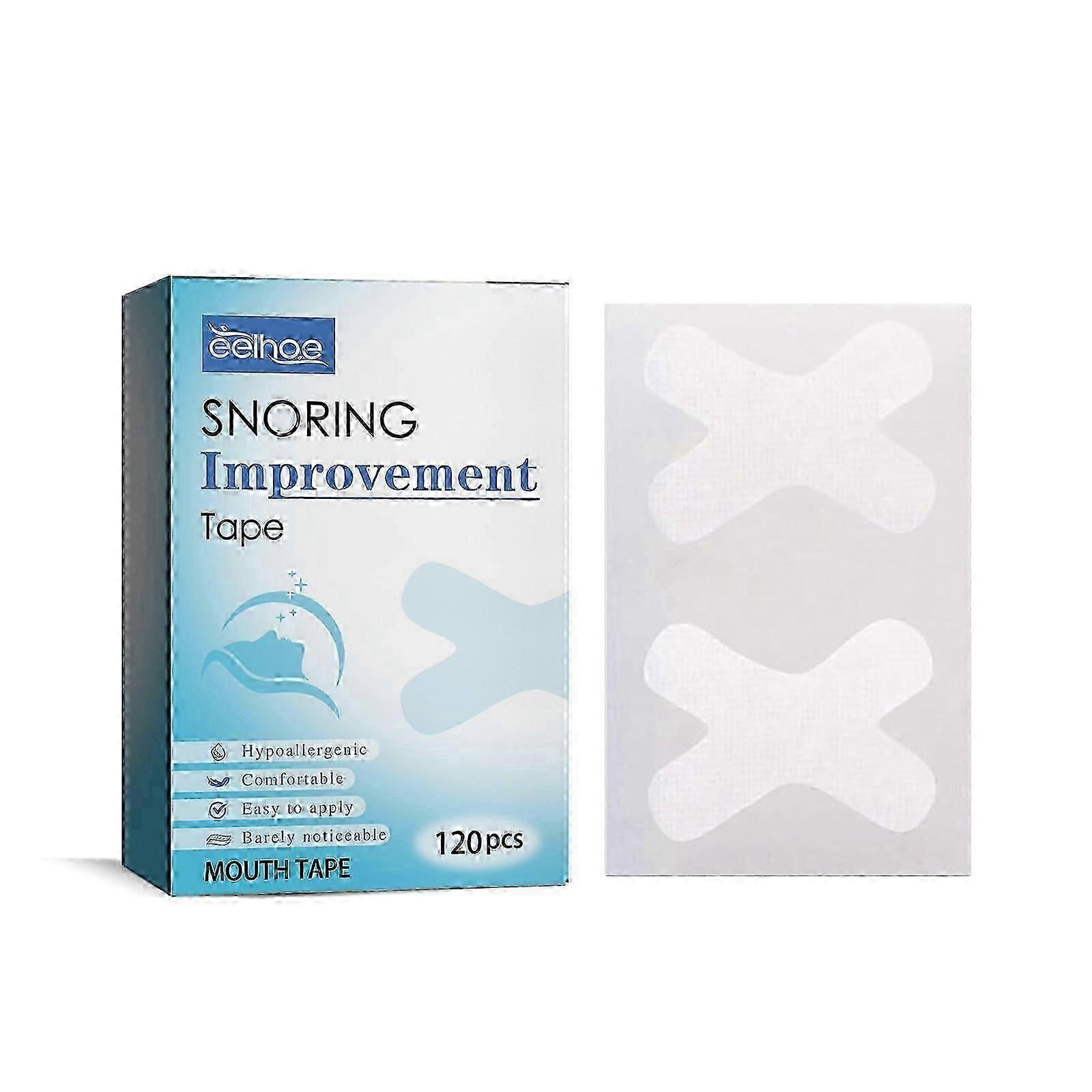 EELHOE Anti-Snoring Tape Sleep with your mouth closed to prevent ...
