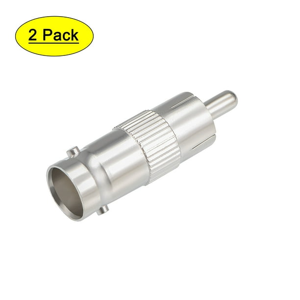 Uxcell BNC Female to RCA Male Adapter Coaxial Cable Connector for CCTV 2 Count - Walmart.com
