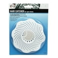 Hair Catcher Bathroom Tub Strainer In White