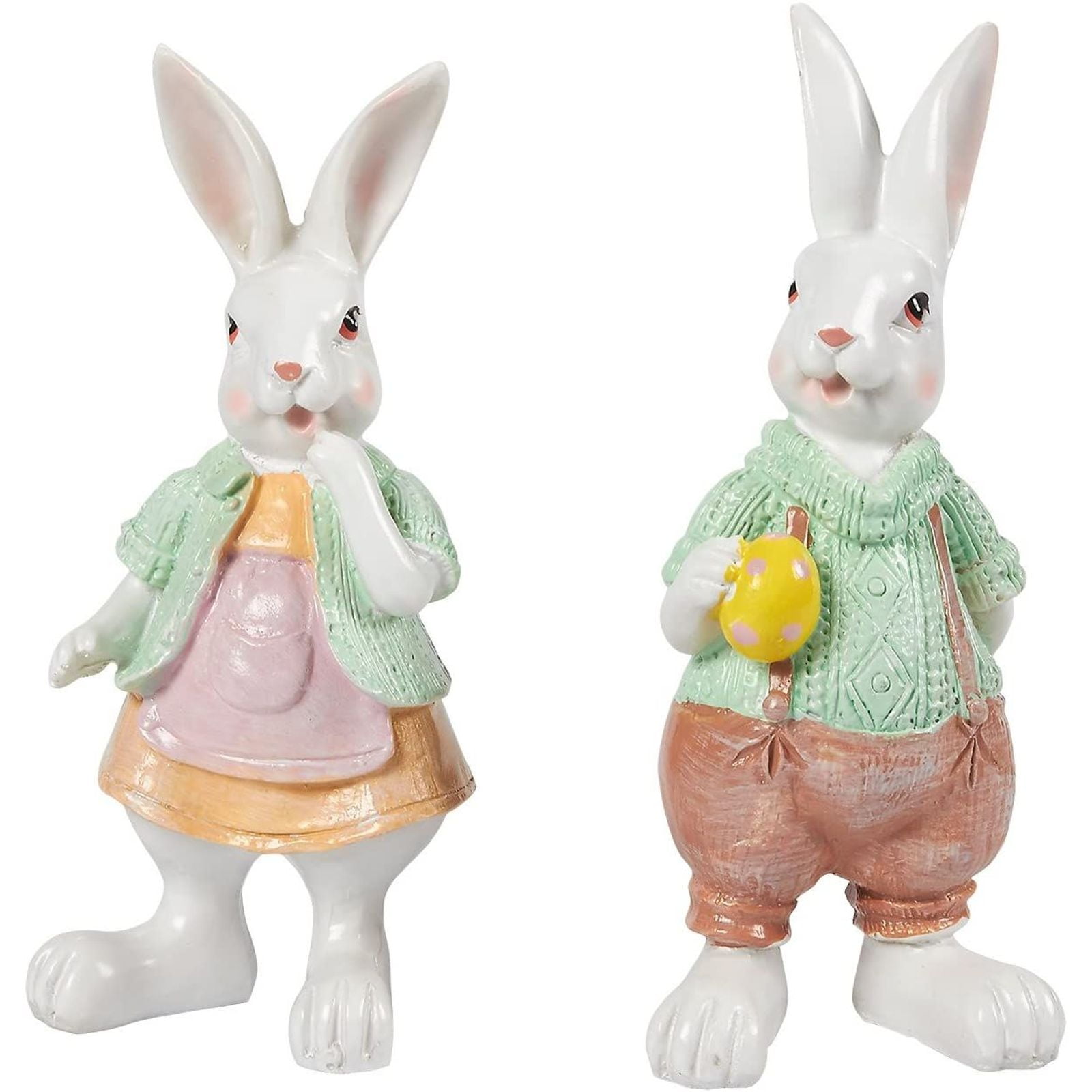 Figurines & Knick Knacks Art & Collectibles Easter Bunny Couple Bunny ...