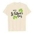 JIAYUE Tops For Kids St Patricks Day Cartoon Print Short Sleeve Crew ...