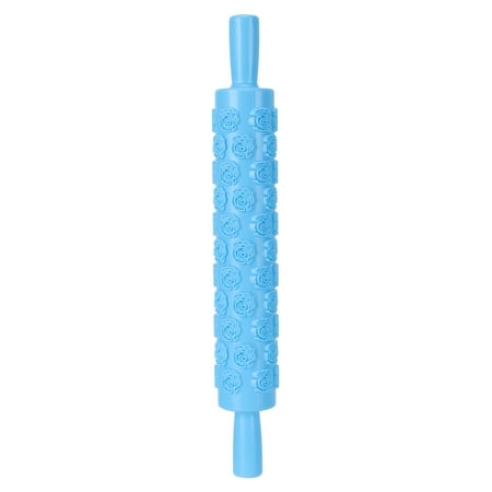 Embossed Rolling Pin, Plastic Fondant Rolling Pin Decorative Rolling ...