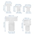 150 Units of Durable Table Protectors with Silicone Spacers - Ultimate ...