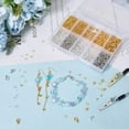 1 Box 1320Pcs Bracelet Making Findings Kit Jewelry Making Supplies ...
