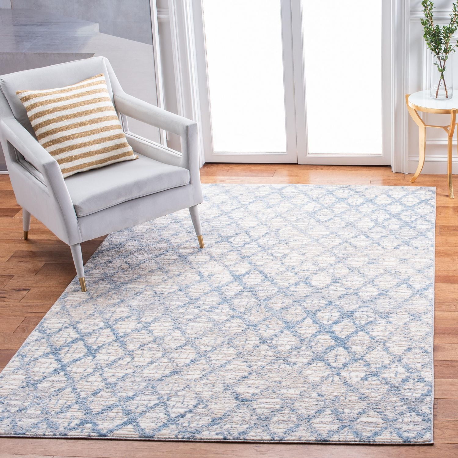 Click here for Safavieh Lagoon Cenric Distressed Trellis Area Rug... prices