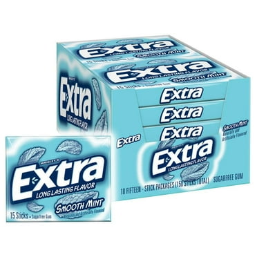 EXTRA Sugarfree Cinnamon Chewing Gum, 15 Stick Packs (Bundle of 20 ...