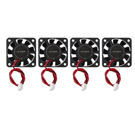 Extruder Fans, 4Pcs Brushless Cooling Fan 2 Pin Connector For Motor DC ...