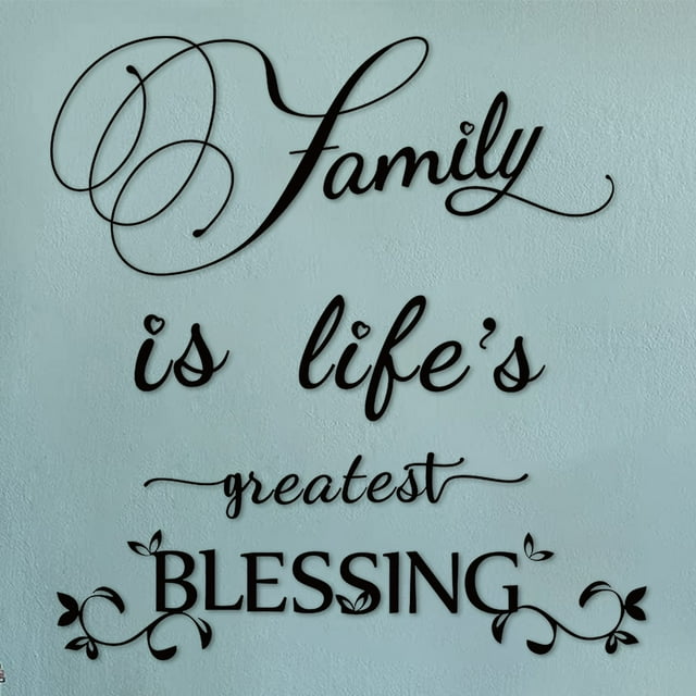 Family Love Wall Sticker Family Quote Wall Decal Sticker Family Life ...