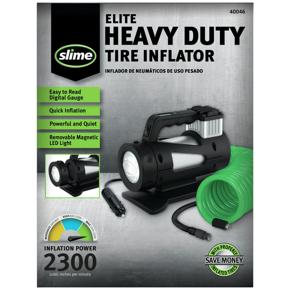 Slime Heavy Duty Elite Tire Inflator - 40046 - Walmart.com - Walmart.com