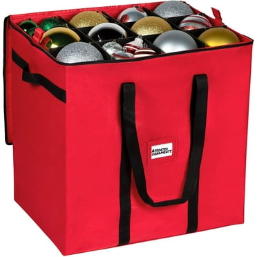 Walmart Christmas Ornament Storage, Holds 48 - 6-Inch Ornaments, 600D ...