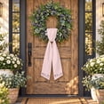 Pink Halloween Wreath Sash for Front Door, Funny Ghost Cute Cartoon ...